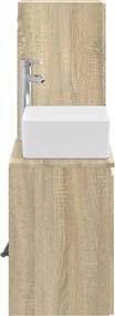 Sada koupelnového nábytku 2 ks Dub sonoma 33 x 34,5 x 100 cm 3406125