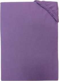 Prostěradlo jersey fialová TiaHome - 70x140cm