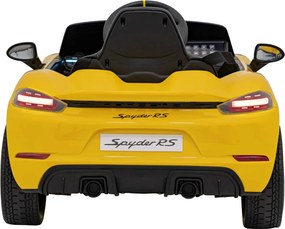 Ramiz Dětské autíčko Porsche Spyder RS 718, žluté sportovní