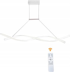 Závěsná Led lampa lustr 24W, stmívatelná, bílá