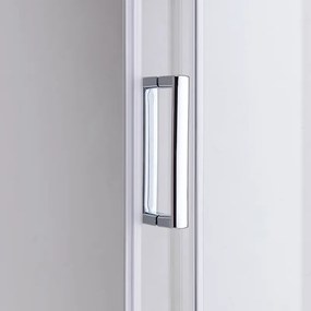 BPS-koupelny Čtvercový sprchový kout HYD-SK93B 90x90 chrom/transparent + vanička HYD-SSV-SXL02B bílá