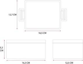 Box na svačinu s klipsami Gábinin kouzelný domek