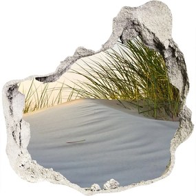 Wallmuralia Samolepící díra na stěnu Mořské duny 75x75 cm