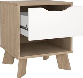 FALCO Noční stolek Iker 704 jackson hickory/bílá