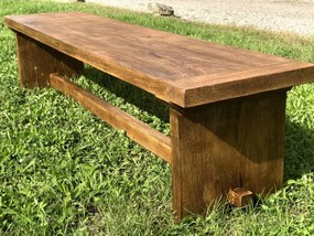 Stará Krása – Ruční výroba Olejovaná lavice z masivu 120 x 45 x 45