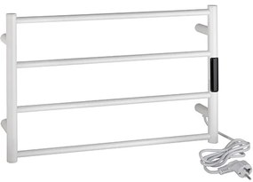 Bemeta Design Elektrický koupelnový radiátor / sušák ručníků 560x370x90 mm, 63W, bílá - 704151084