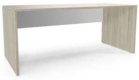 Kancelářský stůl Viva, 180 x 80 x 75 cm, rovné provedení, dub oyster/bílá