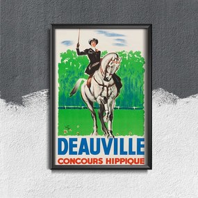 Plakát Deauville concours hippique france