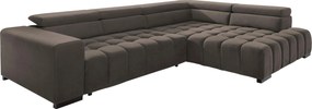 XXXLutz ROHOVÁ SEDAČKA, textil, hnědá MID.YOU - Sedací soupravy - 000694006503