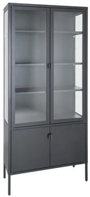 House Nordic Černá vitrína BRISBANE 180 cm 3001057