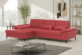 XXXLutz ROHOVÁ SEDAČKA, kůže, červená Sit & More - Sedací soupravy - 000144039741