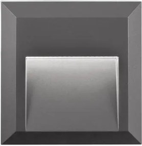 NV 811201 Venkovní nástěnné svítidlo PULSAR tmavě šedý ABS LED 2W 3000K 220-220V 29st. IP54 - NOVA LUCE