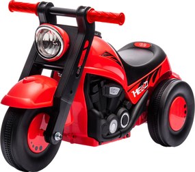 AIYAPLAY Dětská Motorka, Klouzačka s Hudbou, Dětské Vozidlo, 1,5V Dětské Auto s Bublinkami, Tricykl pro Děti 2-5 Let, do 30 kg Nosnost, Červená | Aoso