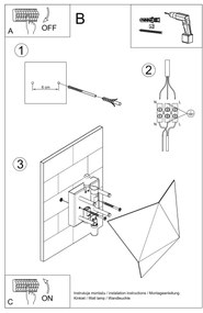 Nástěnné svítidlo Solido, 1x černé kovové stínítko