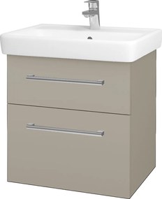 Dřevojas Koupelnová skříň Q MAX SZZ2 60 Varianta: N01 Bílá lesk / Úchytka T01 / N08 Cosmo