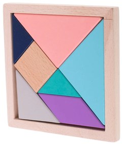 KIK Tangram dřevěné puzzle, KX6898