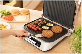 SENCOR SBG 6031SS stříbrná / Kontaktní gril / 2100 W / Regulace teplot