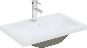 Skříňka pod umyvadlo Černý dub 60 x 39 x 62 cm Kompozitní dřevo 3333143