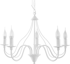 Sollux Lighting Lustr MINERWA 5 bílý