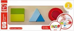Hape Puzzle-geometrické tvary / od 18 měsíců