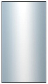 DANTIK - Zarámované zrcadlo - rozměr s rámem cca 50x90 cm z lišty Hliník černá | P273-250 (7273250)