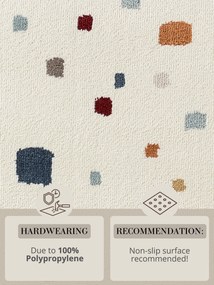 Hanse Home, Dětský koberec Adventures 106419 Cream Multicolor, 120x170, vícebarevná, dětský pokoj