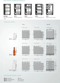 Serrco SCL-2222GMU+ - Barový minibar, š. 2200 mm, 574 l, 4 prosklené dveře, RGB LED, 69346 + Záruka 2 roky pro firmy