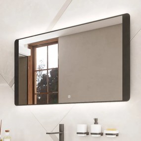 Zrcadlo Naturel se senzorem 80x60 cm černá ZIL8060LEDSEC