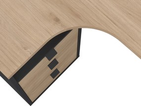 FALCO Psací stůl rohový Sigal 600/03 šedá/jackson hickory