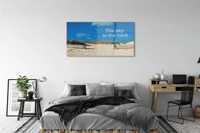 akrylový obraz Beach nebe string 125x50 cm