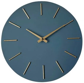 BIZZOTTO Nástěnné hodiny TIMELINE modré 40 cm