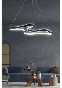 LED Lustr na lanku ARTISAN LED/36W/230V 6500K černá