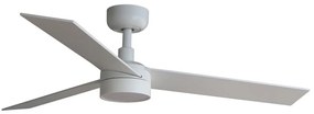 FARO Barcelona FARO 34295WT-1TW-LED Stm. vent. RUDDER S 18W/230V bílá/béžová pr. 106 cm WT + DO 34295T1TW