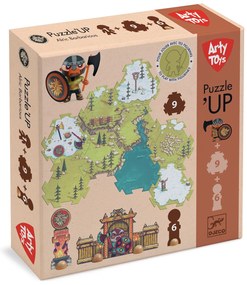 Arty Toys - Velké puzzle – pirát Alric ze země Vikingů – 15 ks