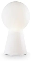 Stolní lampička Ideal Lux Birillo TL1 small bianco 000268 bílá 17.5cm