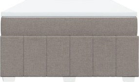 Box spring postel s matrací taupe 140x190 cm textil 3285474