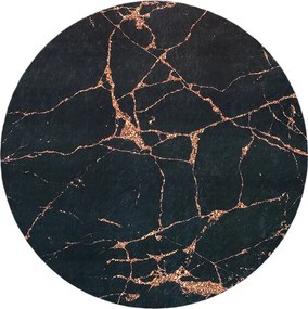 BE Koberec Porte 2007 Koło BLACK GOLD - černé zlato kulaté Rozměr: 80 cm