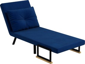 HOMCOM Rozkládací pohovka s nastavitelným opěradlem v 5 úrovních, skládací pohovka s polštáři do obývacího pokoje, čalouněný textil, ocel a dřevo, 63…