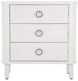 Designová komoda Hahnunah 81 cm bílá