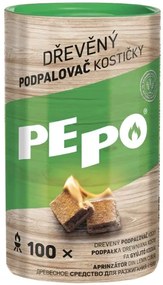 SEVEROCHEMA PEPO Dřevěný podpalovač - kostičky 100 ks