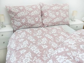 Písecké lůžkoviny Bavlněné povlečení Rose růžová 200x220 Zapínání: knoflík, Velikost polštáře: 70x90