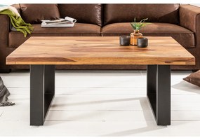 Massive home | Konferenční stolek IRON CRAFT 100 CM masiv sheesham