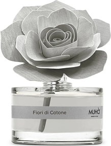 Muhà Rose difuzér s dřevěnou růží Fiori di Cotone Objem: 200 ml