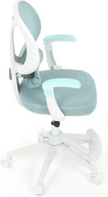 Dětská otočná židle modrá KA-W8008 BLUE