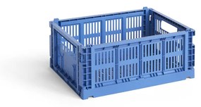Úložný box Crate Recycled Electric Blue M HAY
