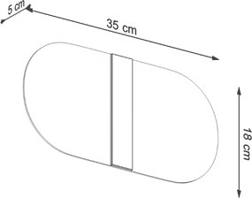 Sollux Lighting Nástěnné svítidlo SALIA