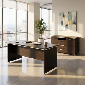 Mobilní kontejner TopOffice 120 x 50,4 cm, wenge