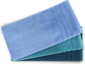 Ručníky a osušky CASA COLORATA - středně modrá Velikost: ručník 50 x 100