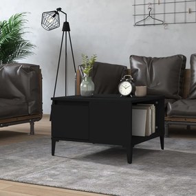 Konferenční stolek černý 55 x 55 x 36,5 cm kompozitní dřevo,  821085 HangarStore.cz