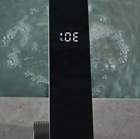 Umyvadlová baterie ELITE EDITION BS1826 s LED ukazatelem teploty ve více barevných provedeních — Černá